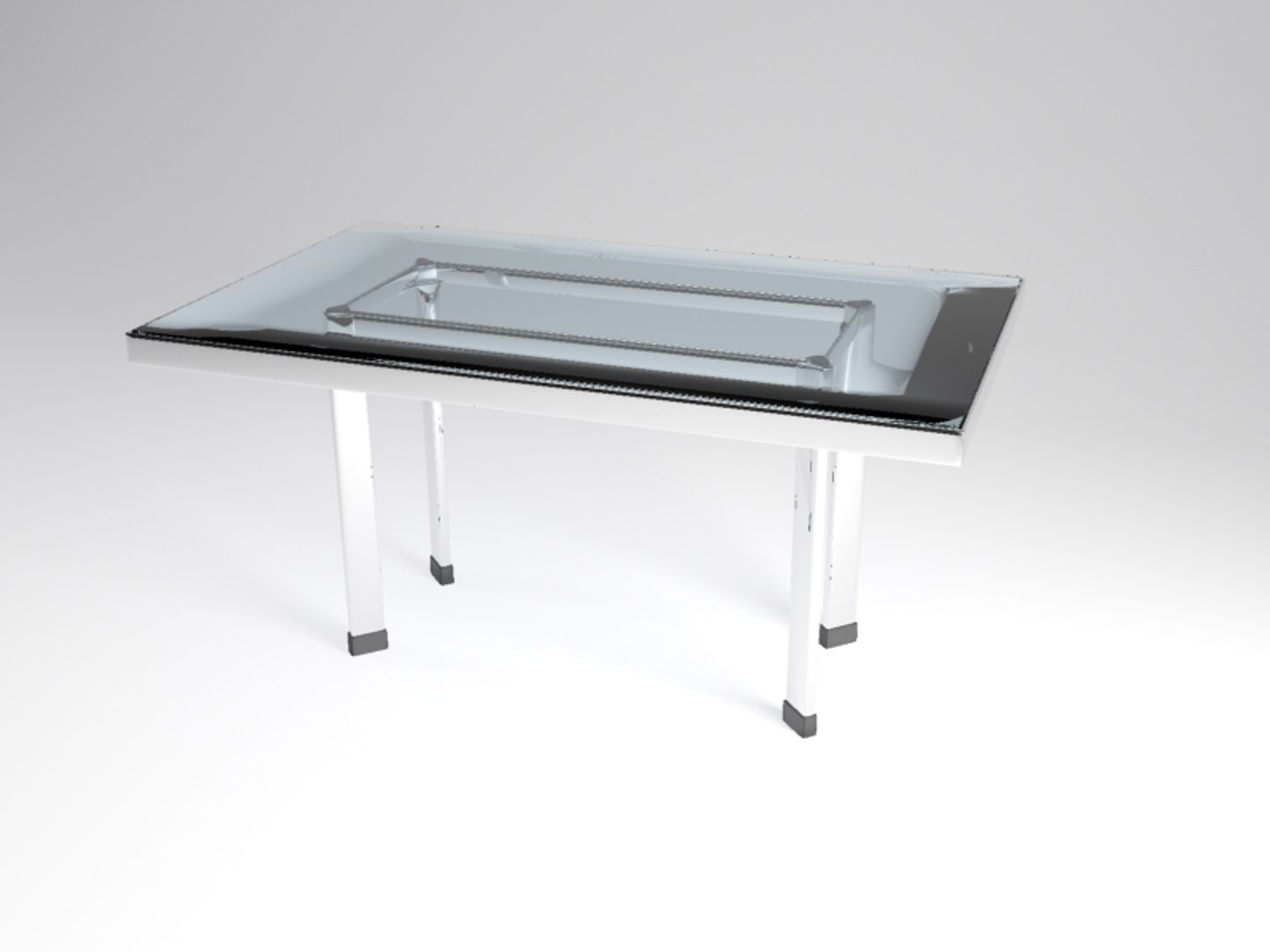 Free Glass Chrome 3d Model