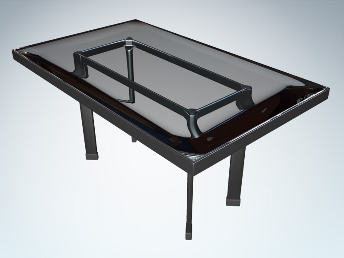 Free Glass Chrome 3d Model