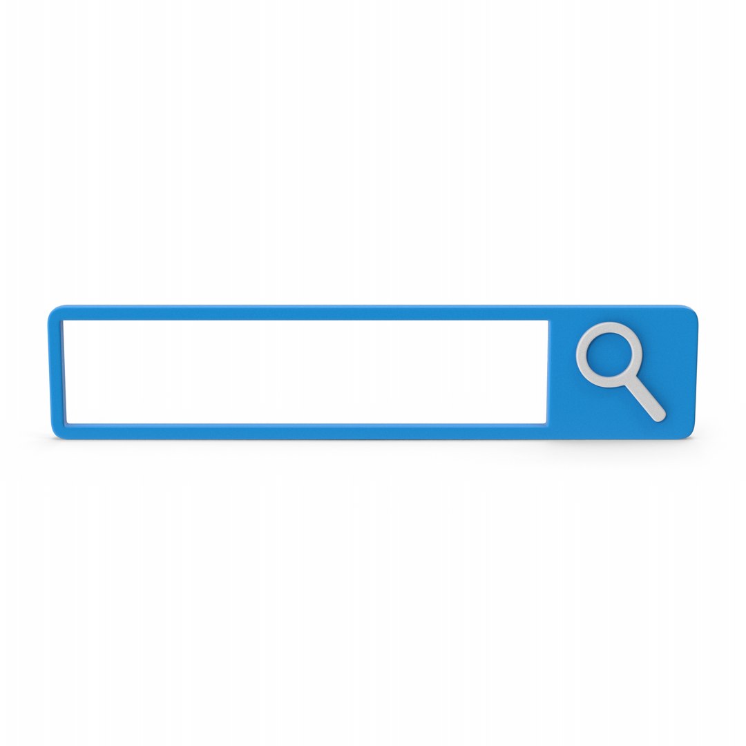 Search Bar Symbol 3D Model - TurboSquid 2184971
