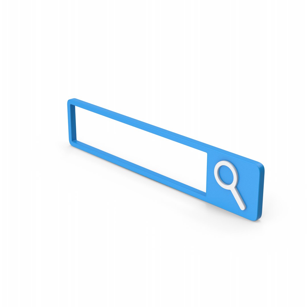 Search Bar Symbol 3D Model - TurboSquid 2184971