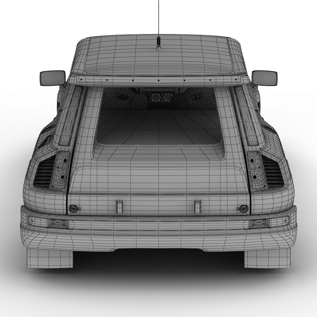 Renault 5 Turbo Rally Car 3d 3ds