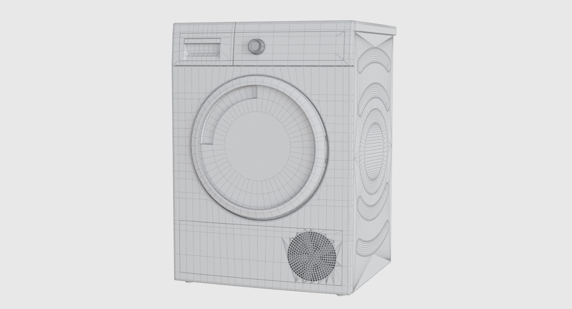 3D Model Bosch Dryer Machine Wtwh7589sn - TurboSquid 1307233