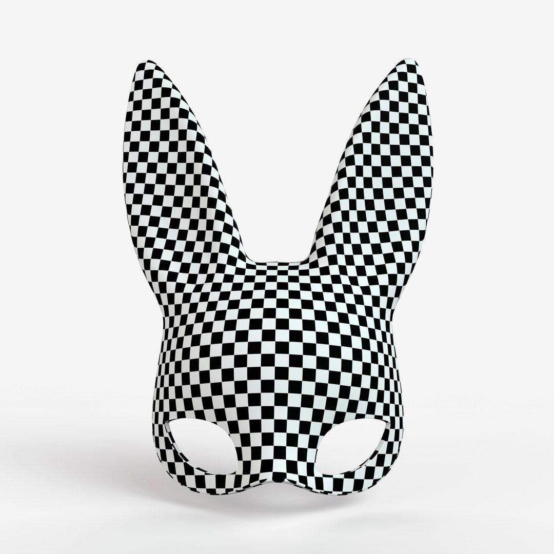 Rabbit Mask 3D Model - TurboSquid 1485407