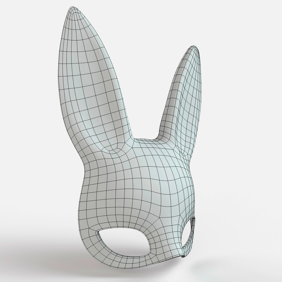 Rabbit Mask 3D Model - TurboSquid 1485407