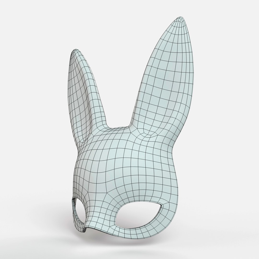 Rabbit Mask 3D Model - TurboSquid 1485407