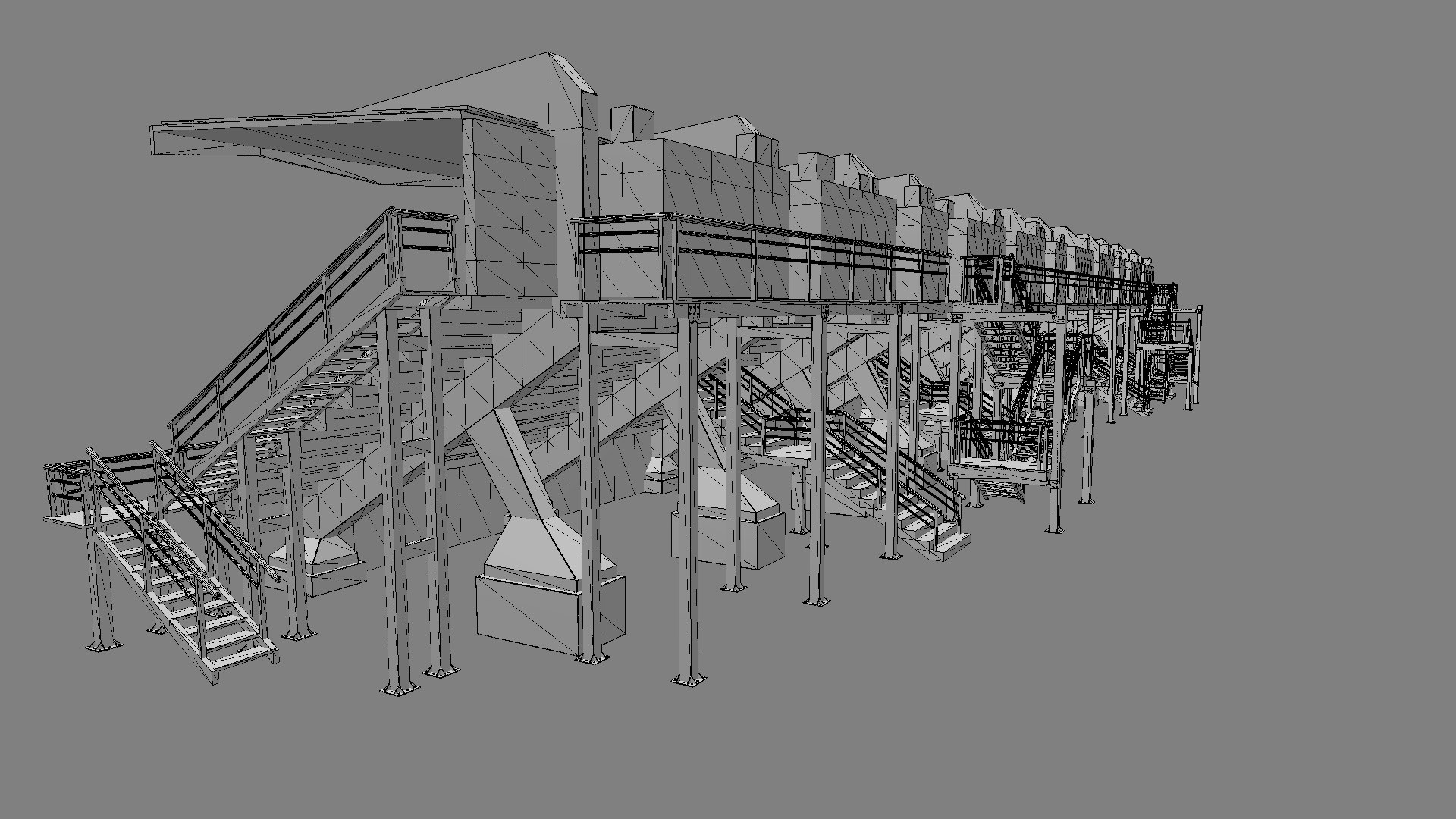 Grandstand With Background Type Mk02 3D - TurboSquid 2114681