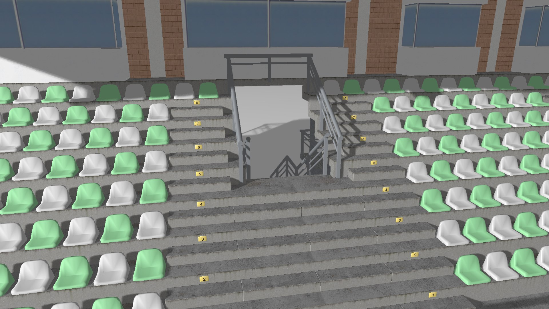 Grandstand With Background Type Mk02 3D - TurboSquid 2114681