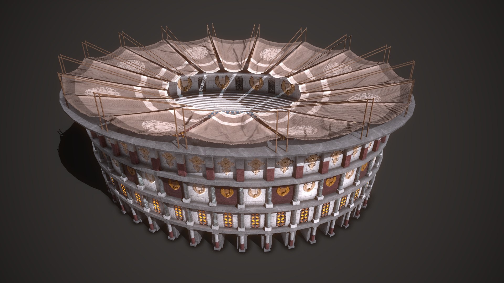 Ancient Colosseum 3D Model - TurboSquid 1649673