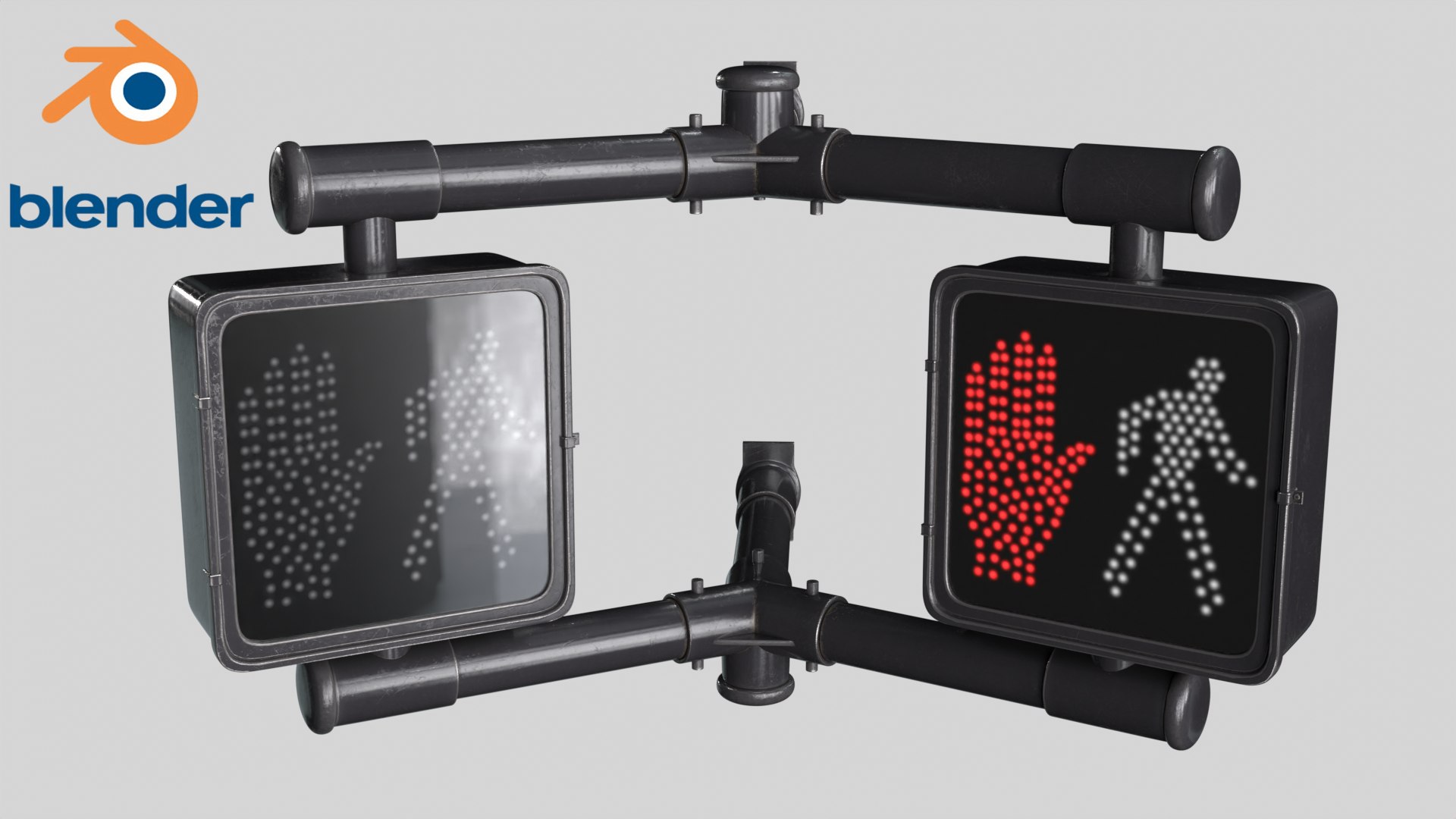 3D Traffic Light V2 - TurboSquid 2243375