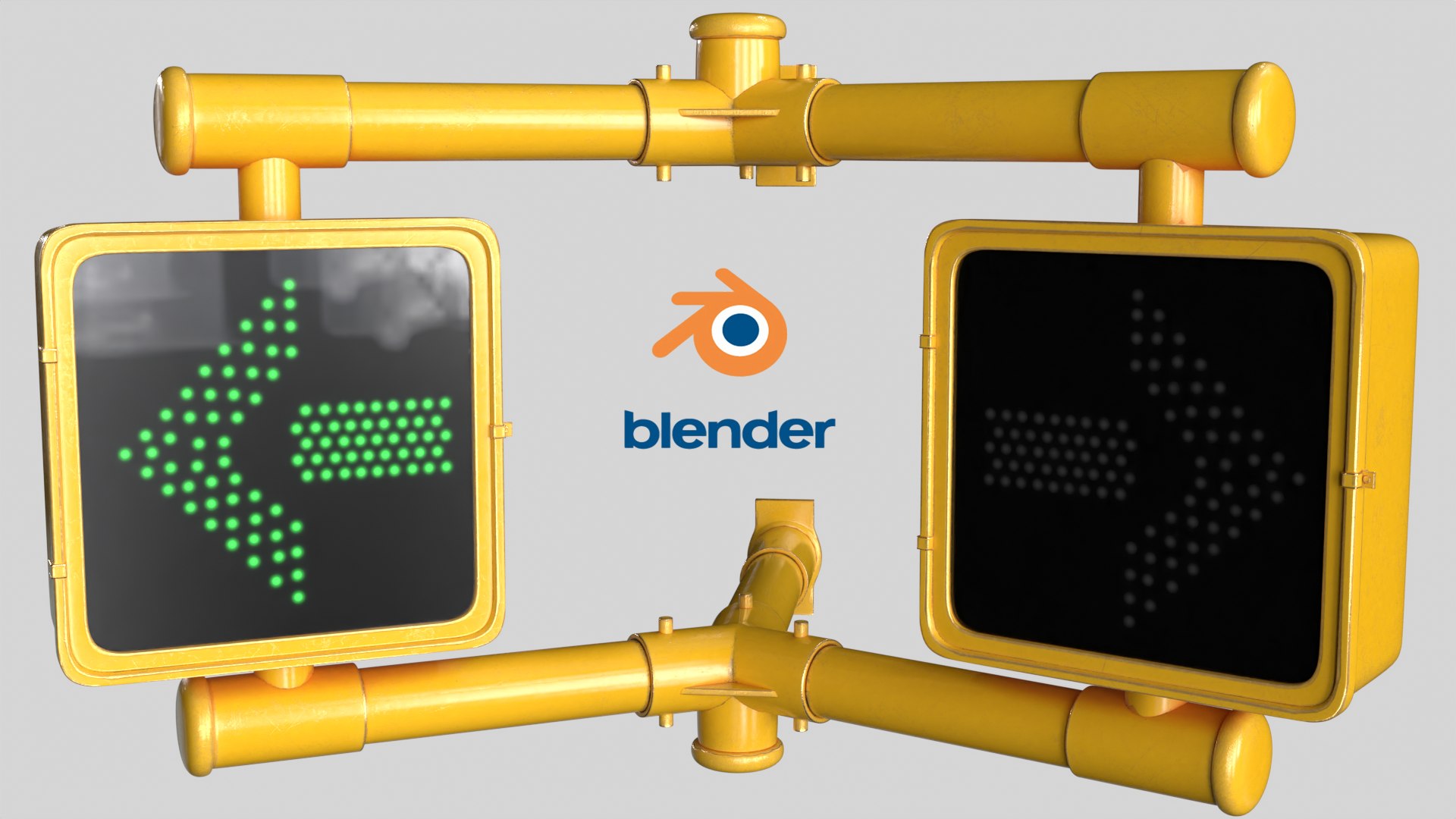 3D Traffic Light V2 - TurboSquid 2243375