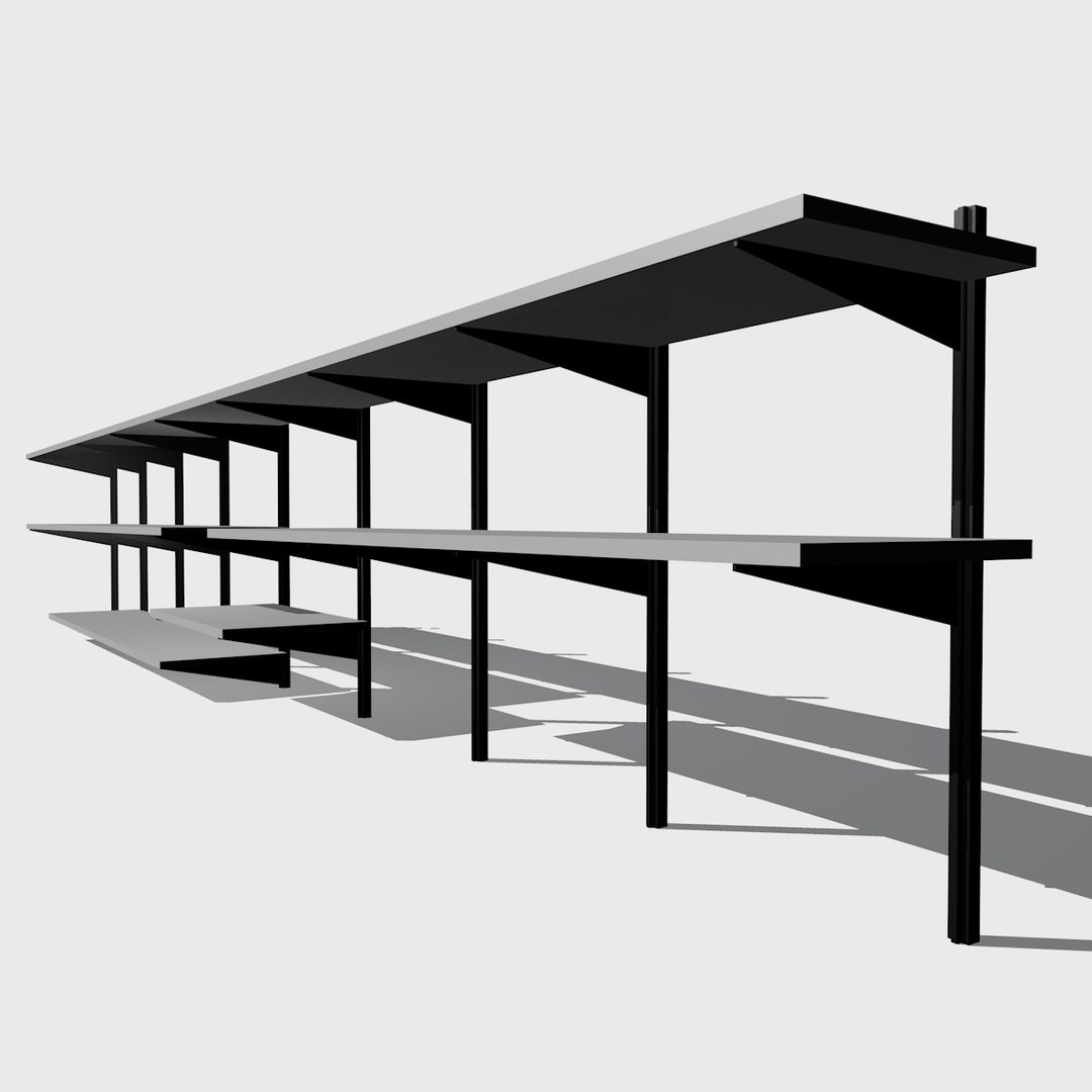 Adjustable Shelves 3D - TurboSquid 1265394