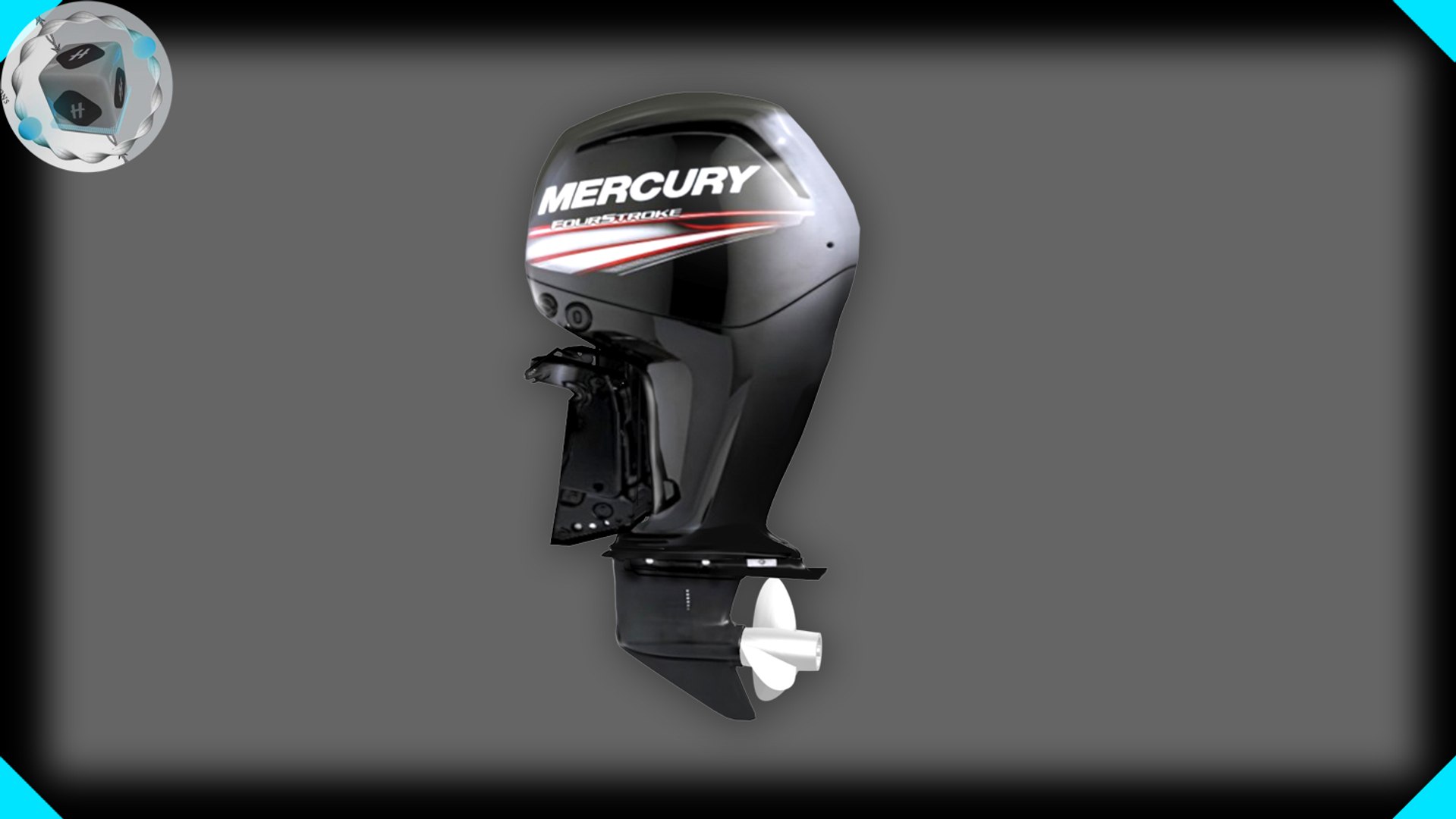 3d mercury motor model