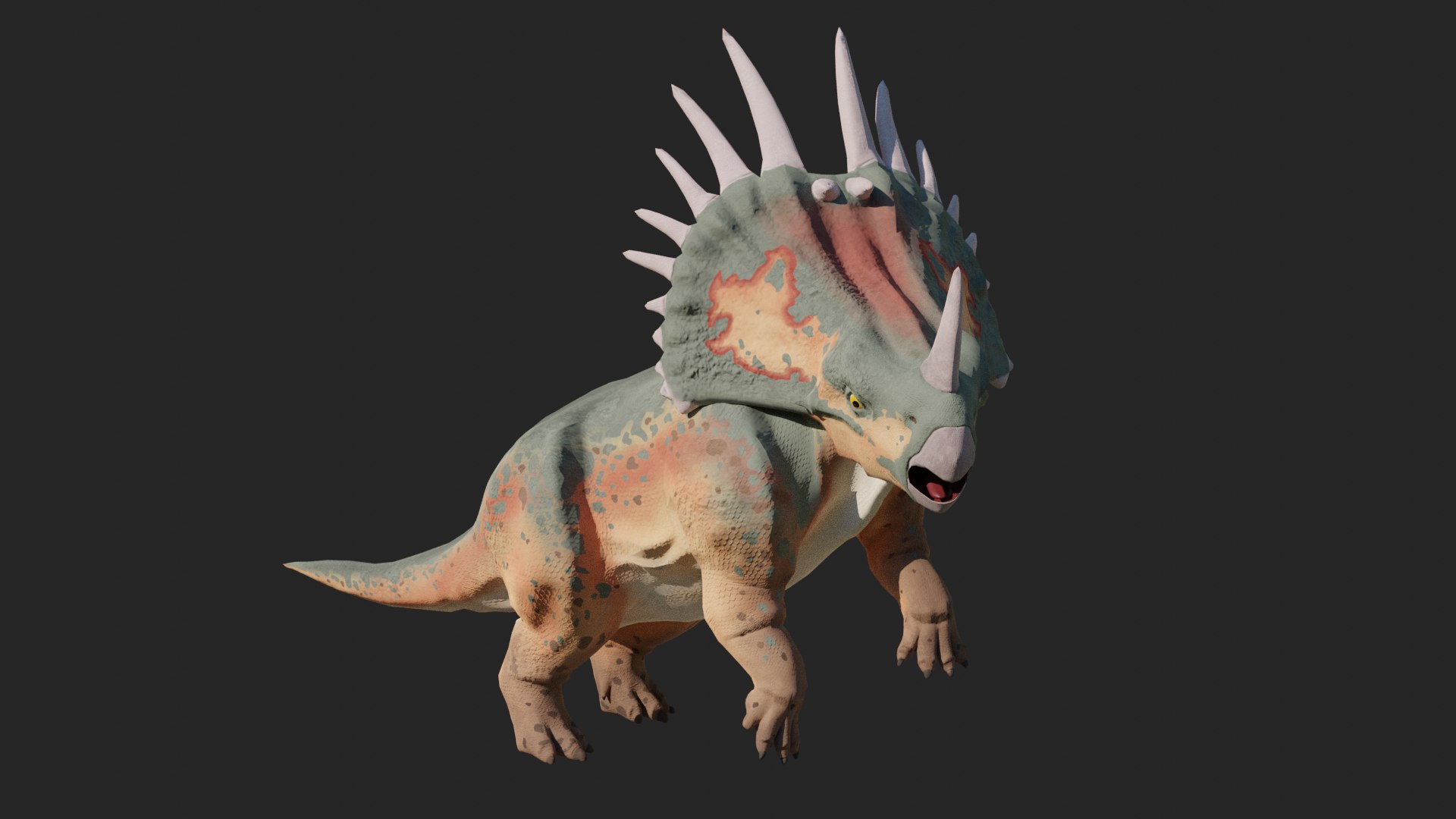 Styracosaurus 3D Model - TurboSquid 1899443