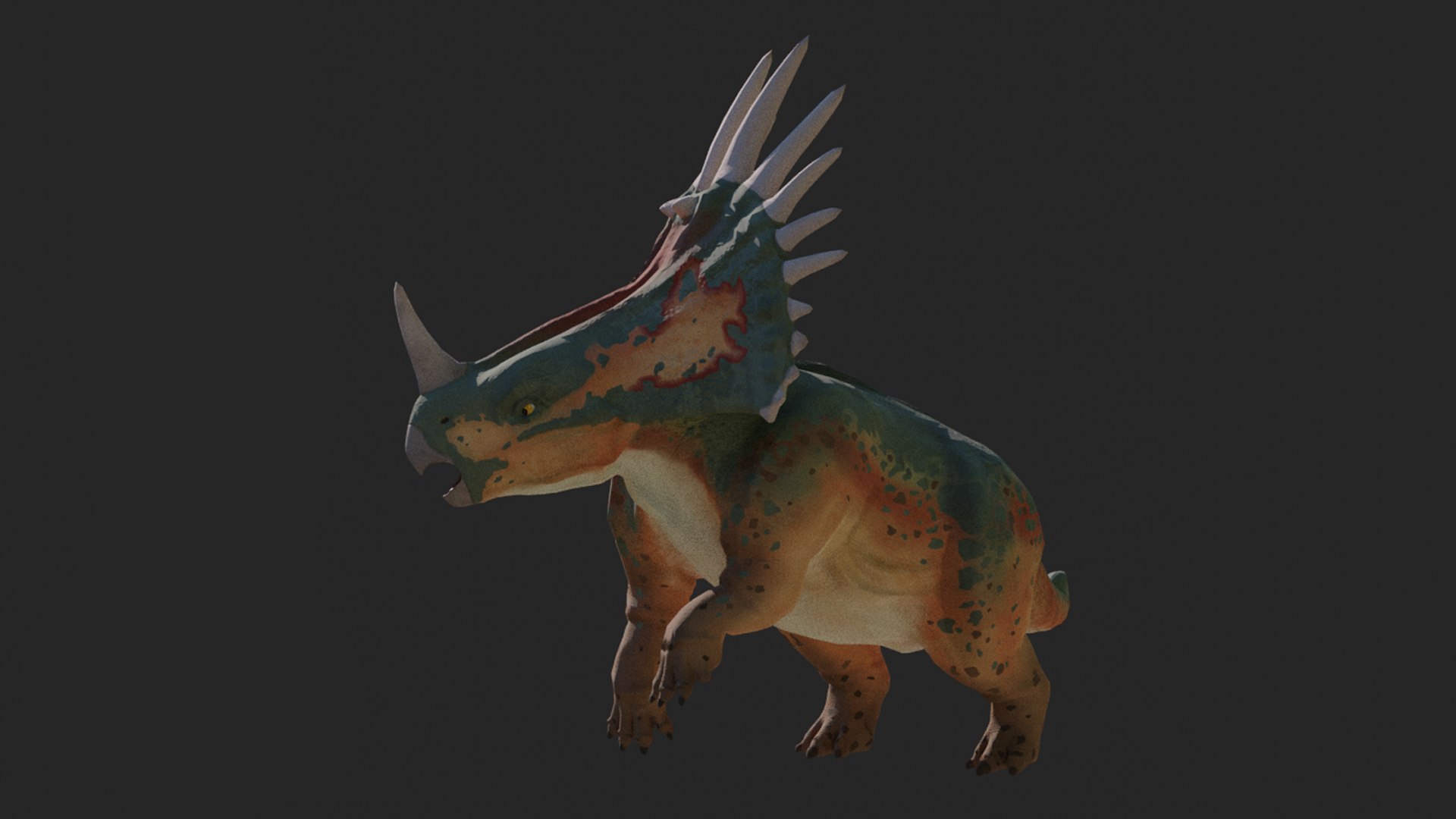 Styracosaurus 3D Model - TurboSquid 1899443