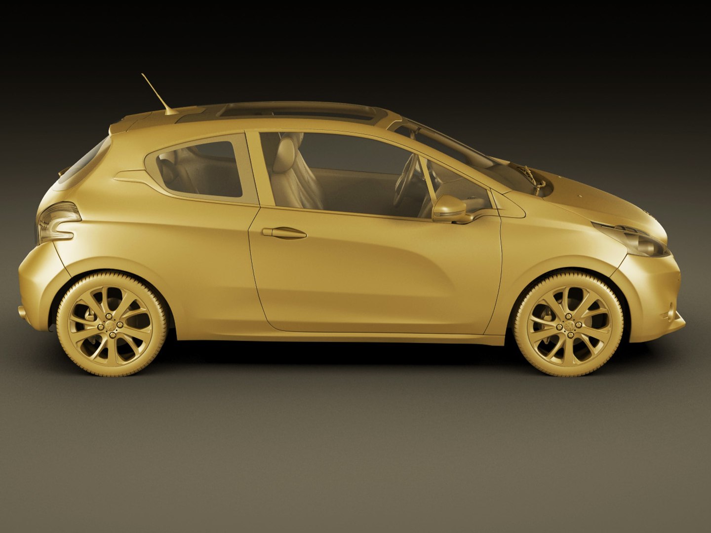 3d Model 3 Car