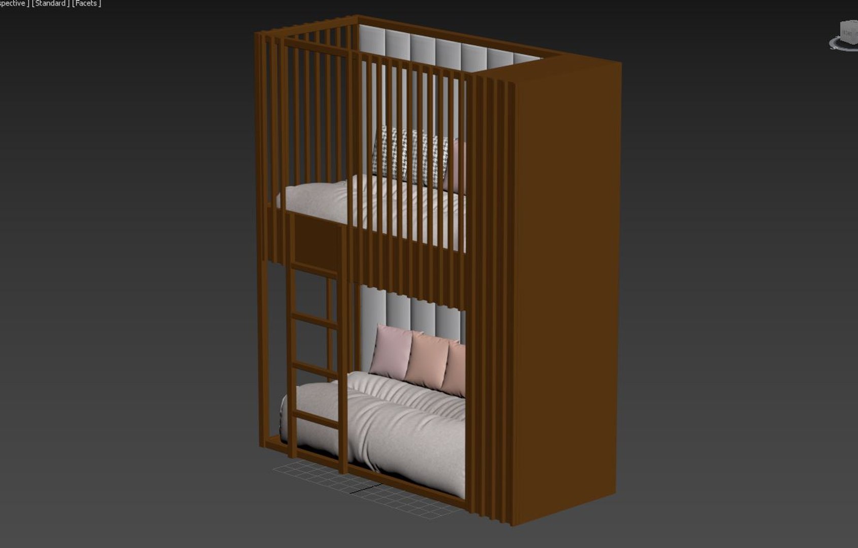 Bunk Bed Model - TurboSquid 1972107