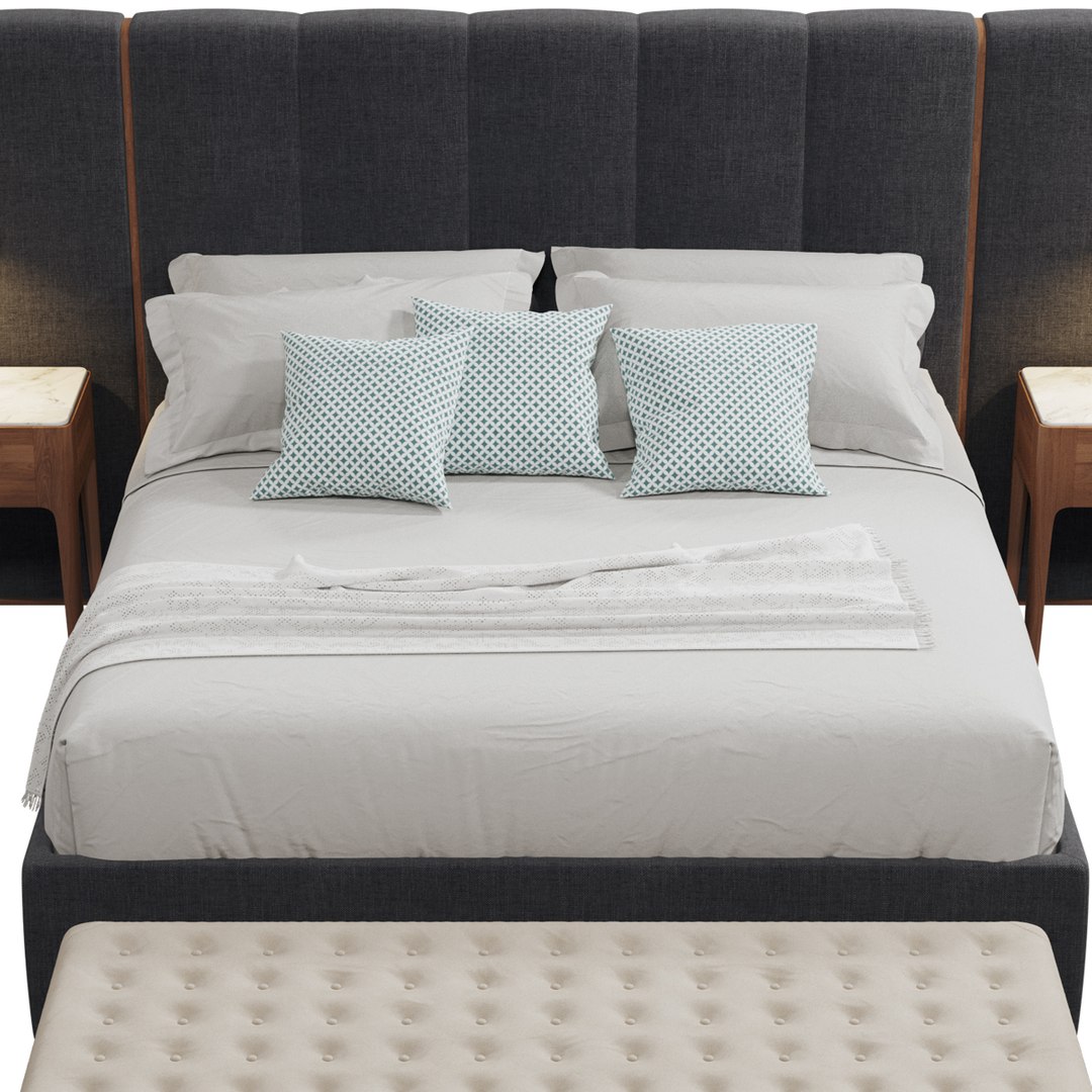 Apollo Porada Bed 3D Model - TurboSquid 1375961