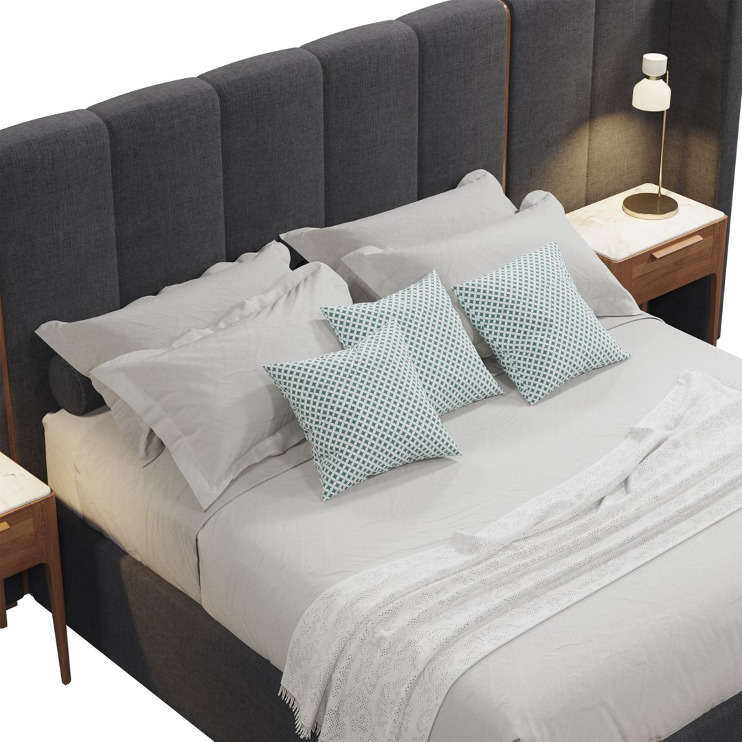 Apollo Porada Bed 3D Model - TurboSquid 1375961