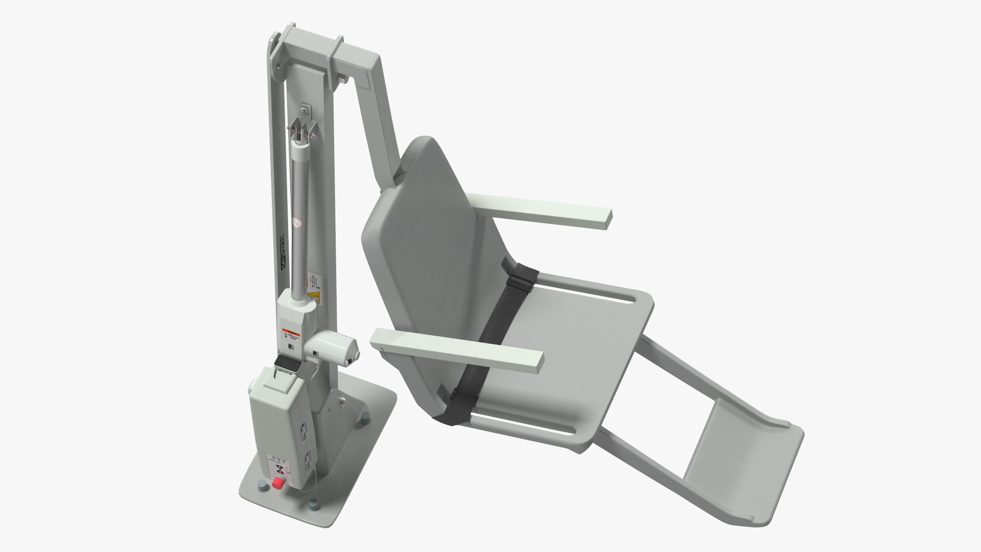 Pool Lift Rigged for Maya 3D model - TurboSquid 2142651