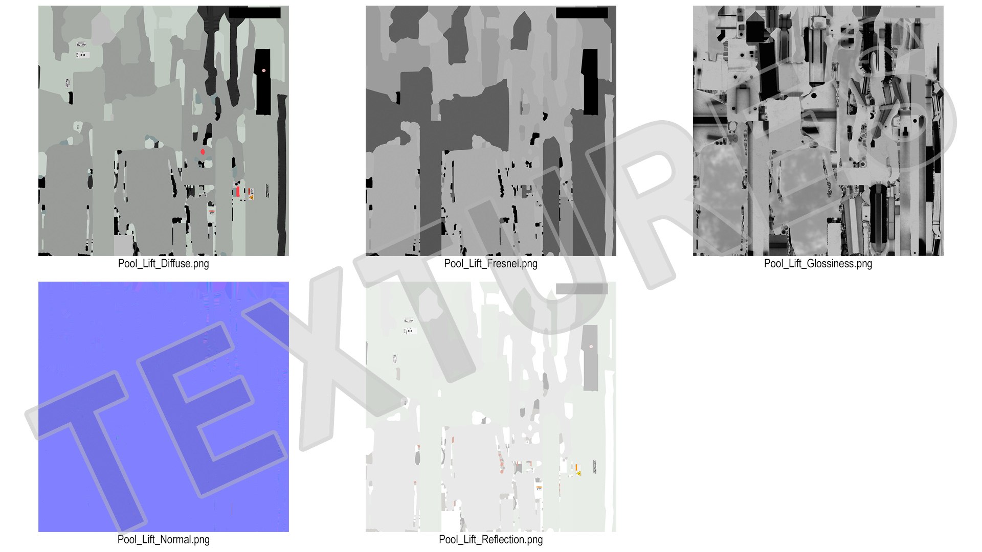 Pool Lift Rigged for Maya 3D model - TurboSquid 2142651