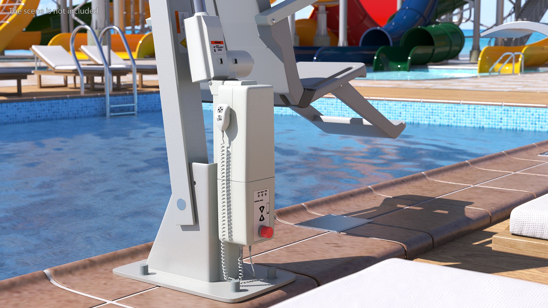 Pool Lift Rigged for Maya 3D model - TurboSquid 2142651