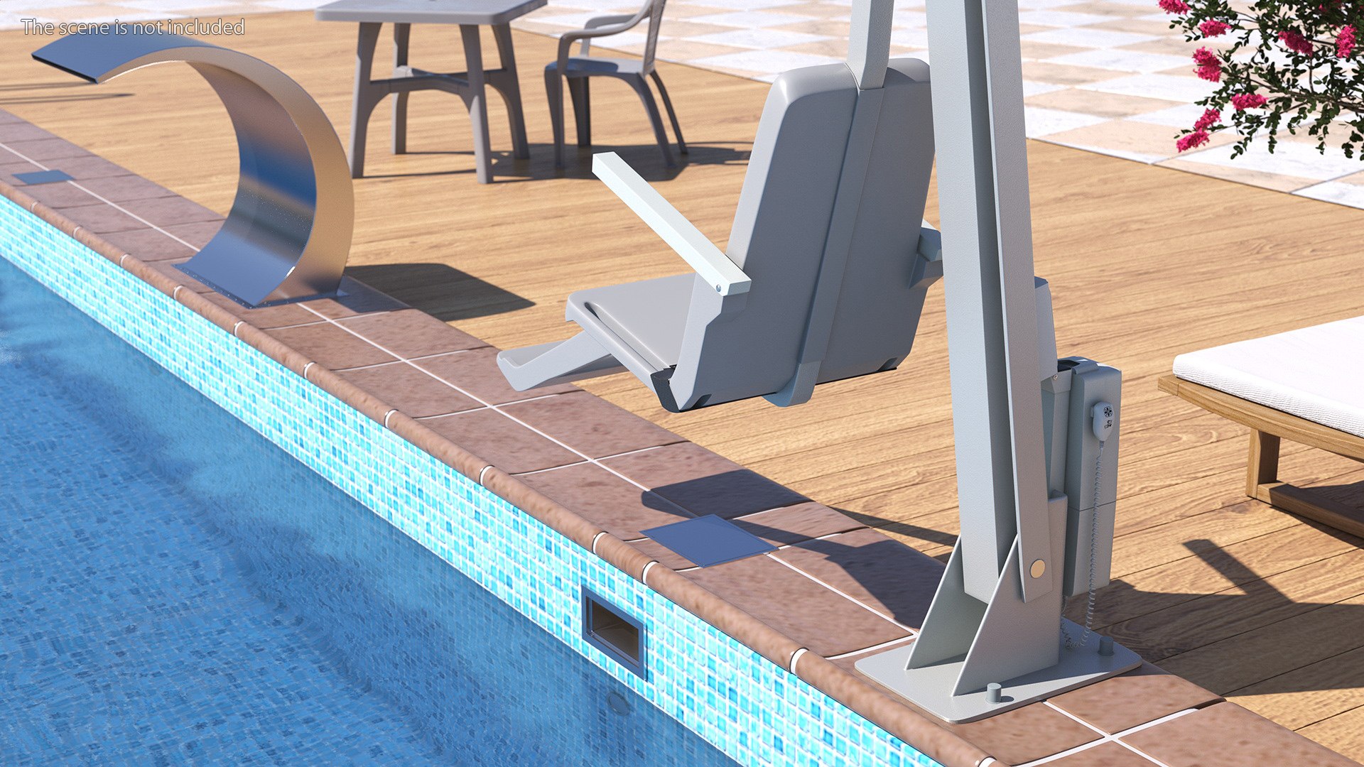 Pool Lift Rigged for Maya 3D model - TurboSquid 2142651