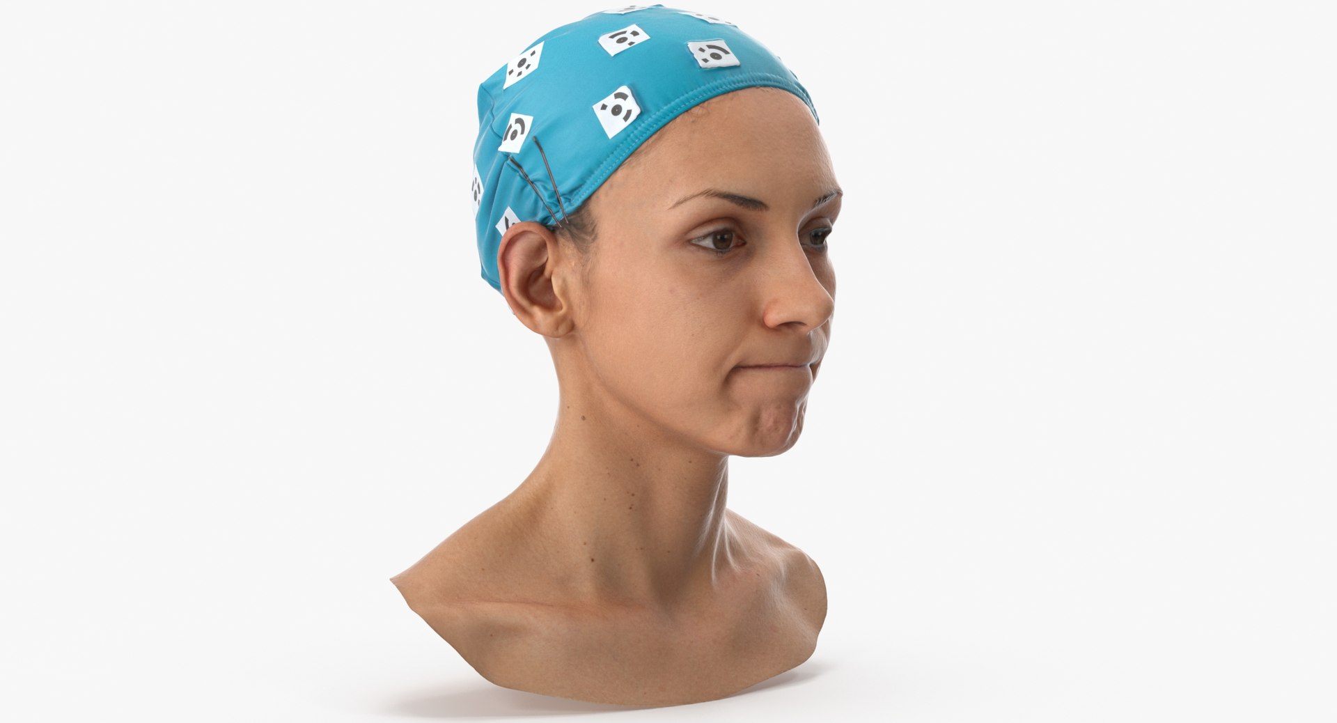 3D Athena Human Head Chin - TurboSquid 1673483