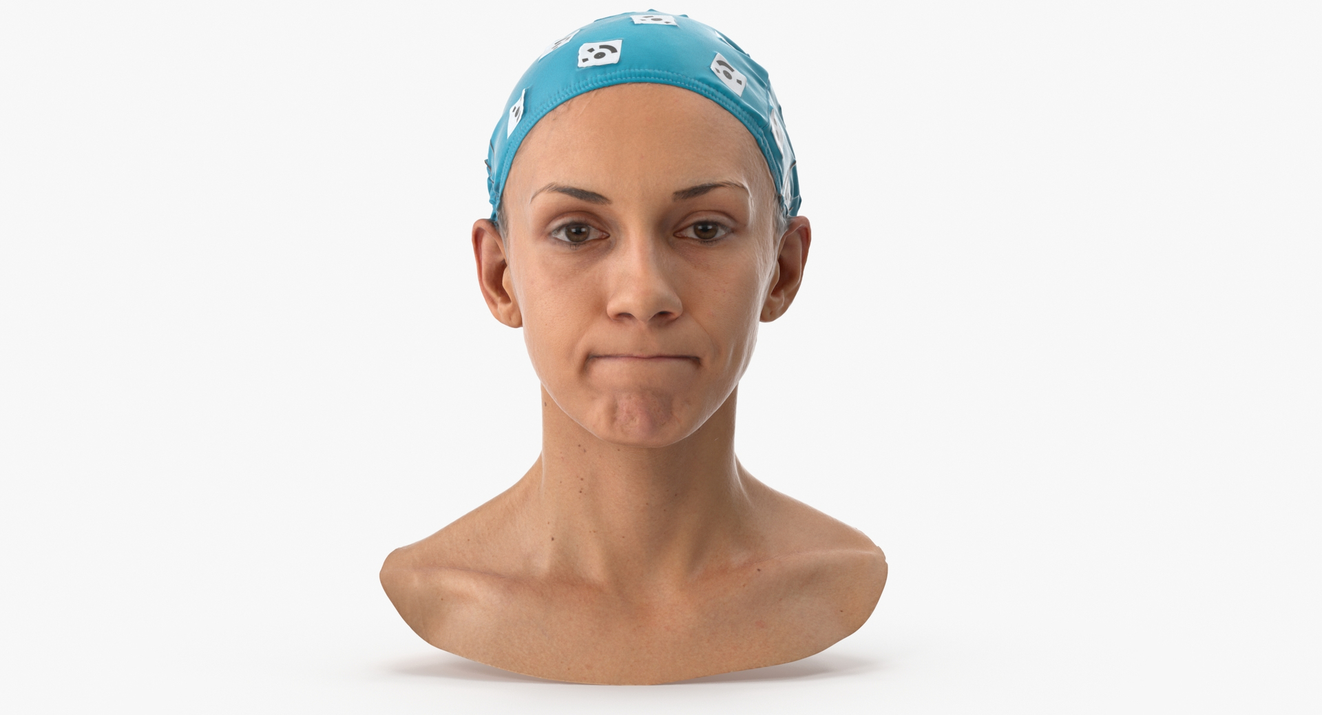 3D Athena Human Head Chin - TurboSquid 1673483