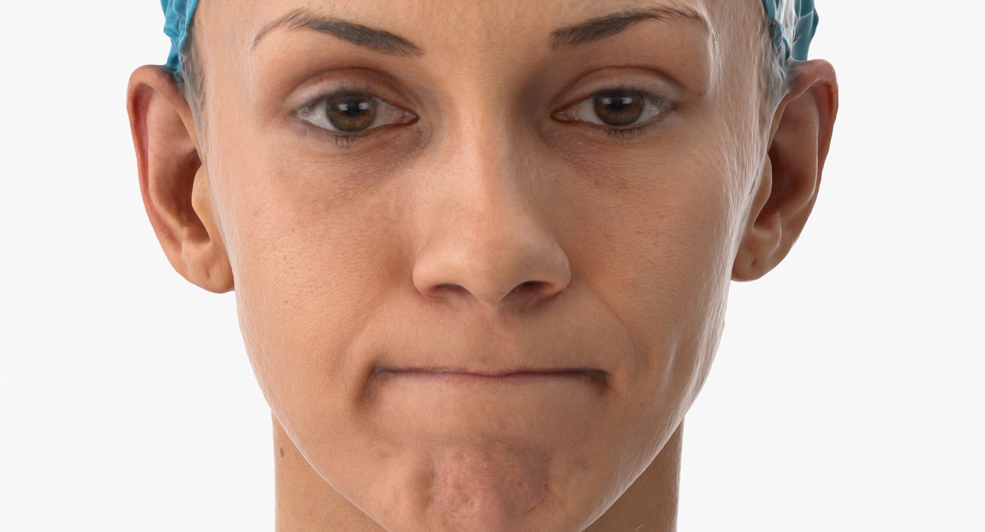 3D Athena Human Head Chin - TurboSquid 1673483