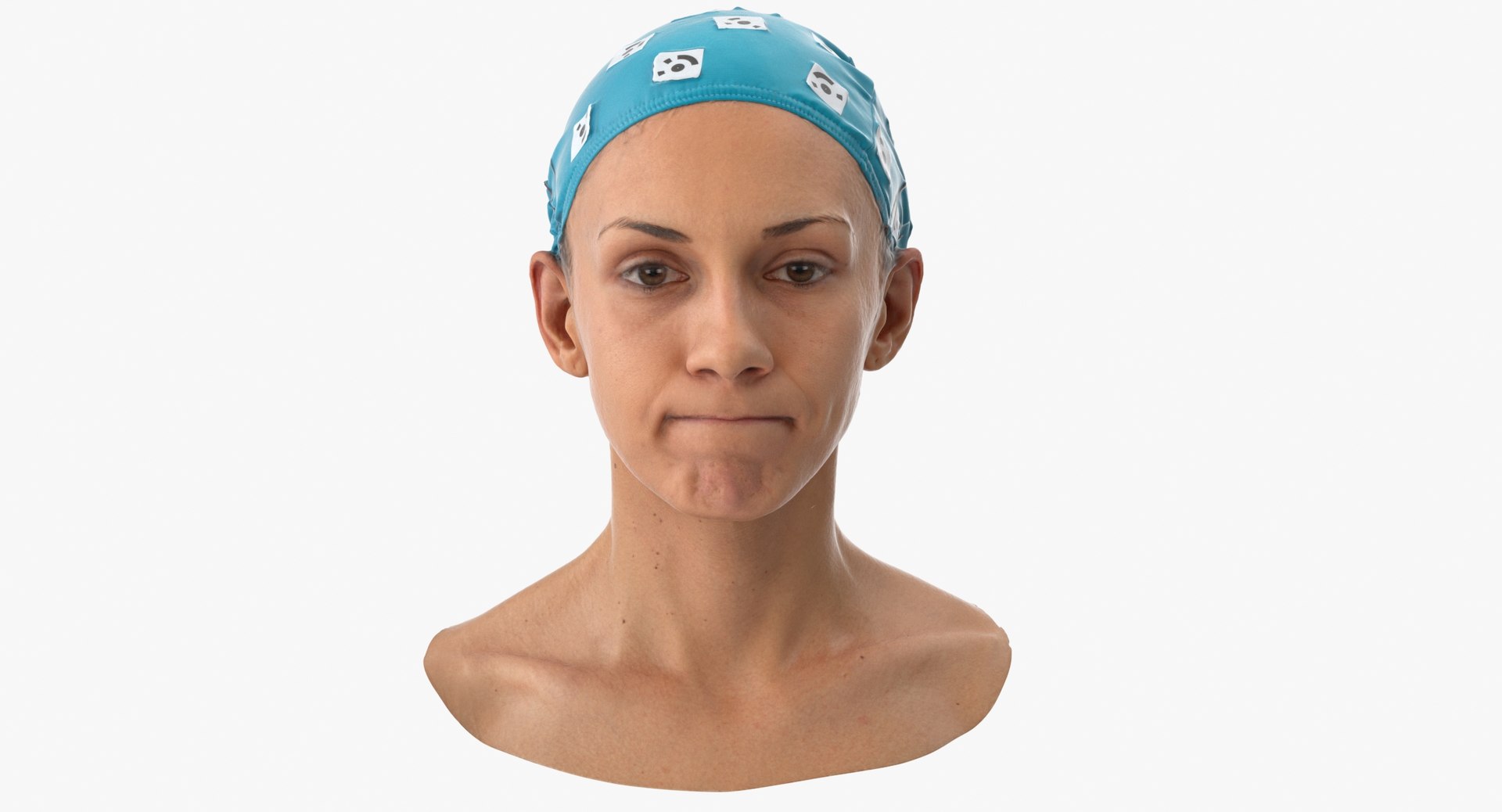 3D Athena Human Head Chin - TurboSquid 1673483