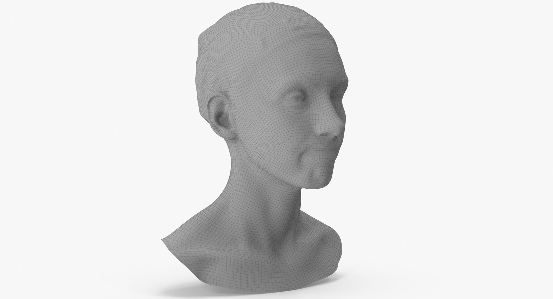 3D Athena Human Head Chin - TurboSquid 1673483