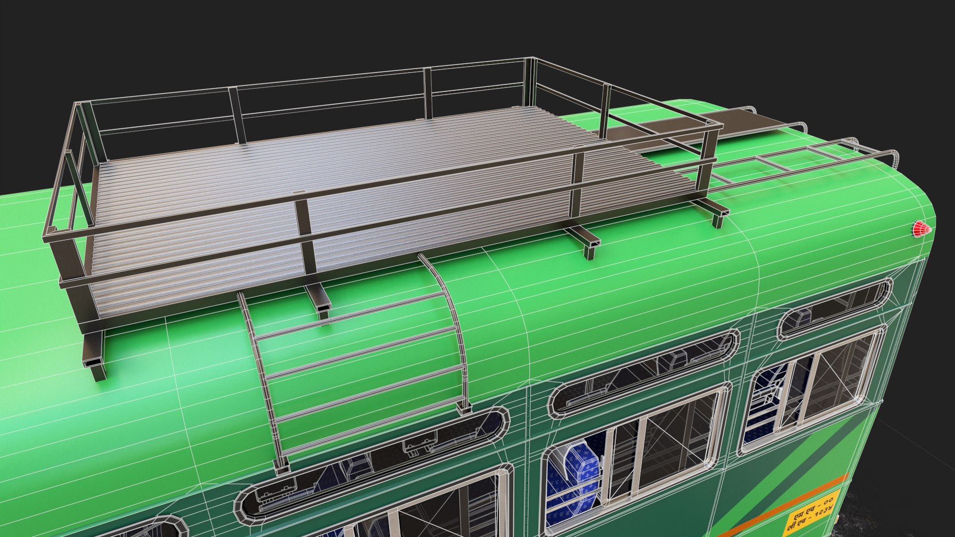 Indian ST Bus V1 Red Black 3D Model - TurboSquid 2209750