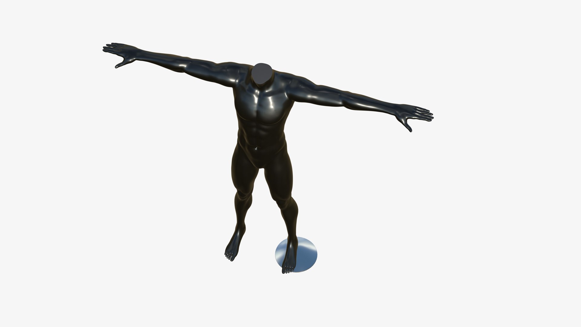 Mannequin T Pose Headless 3D Model - TurboSquid 2167246