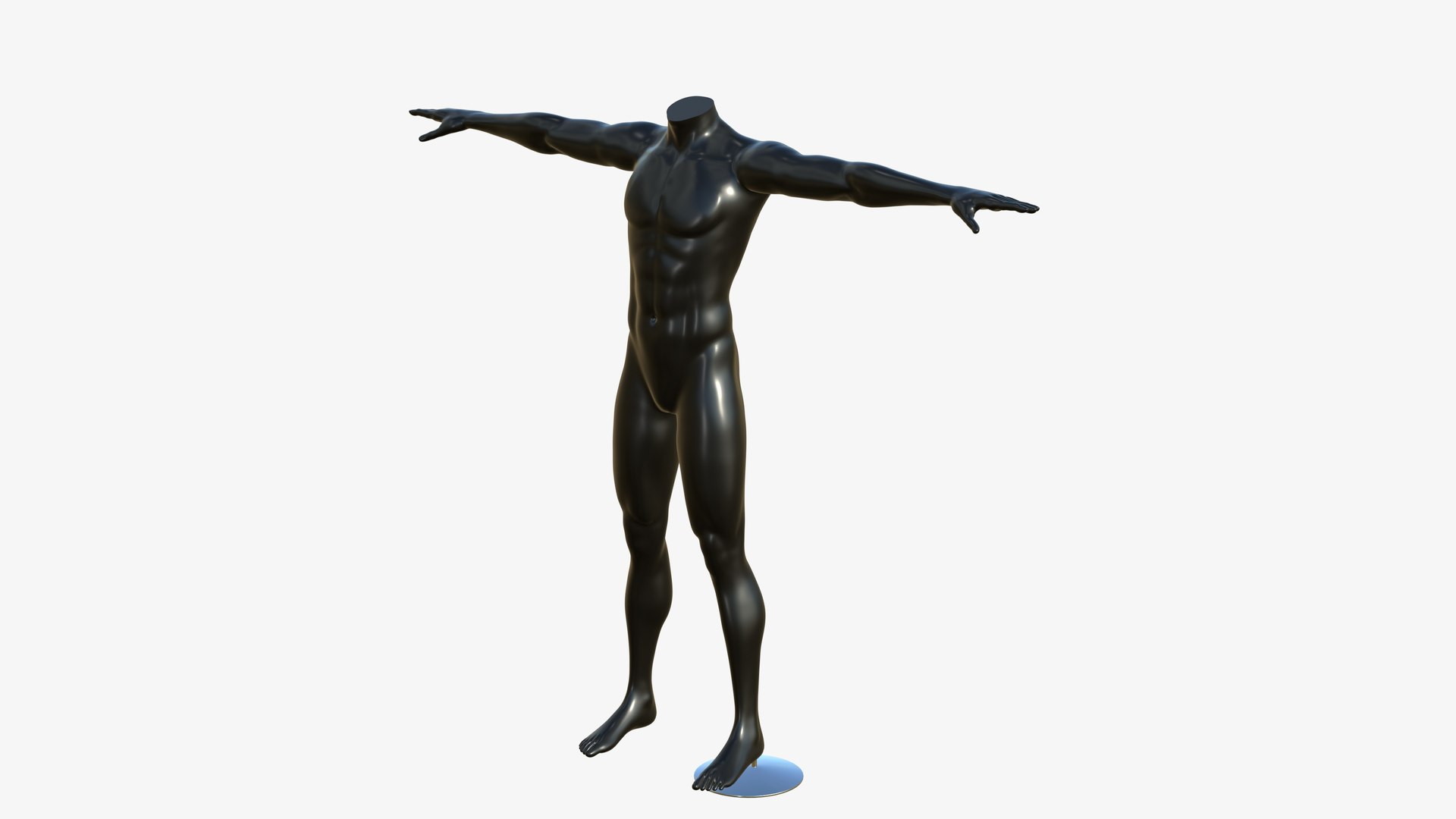 Mannequin T Pose Headless 3D Model - TurboSquid 2167246