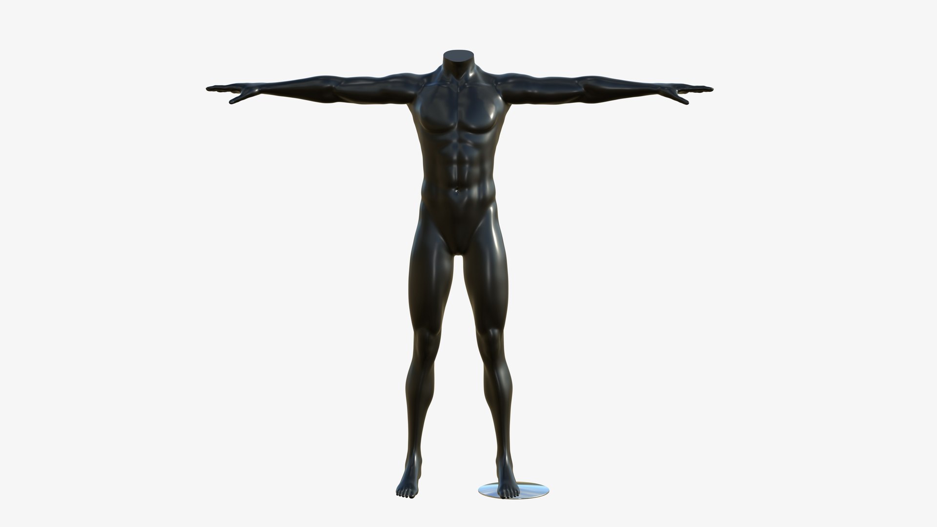 Mannequin T Pose Headless 3D Model - TurboSquid 2167246