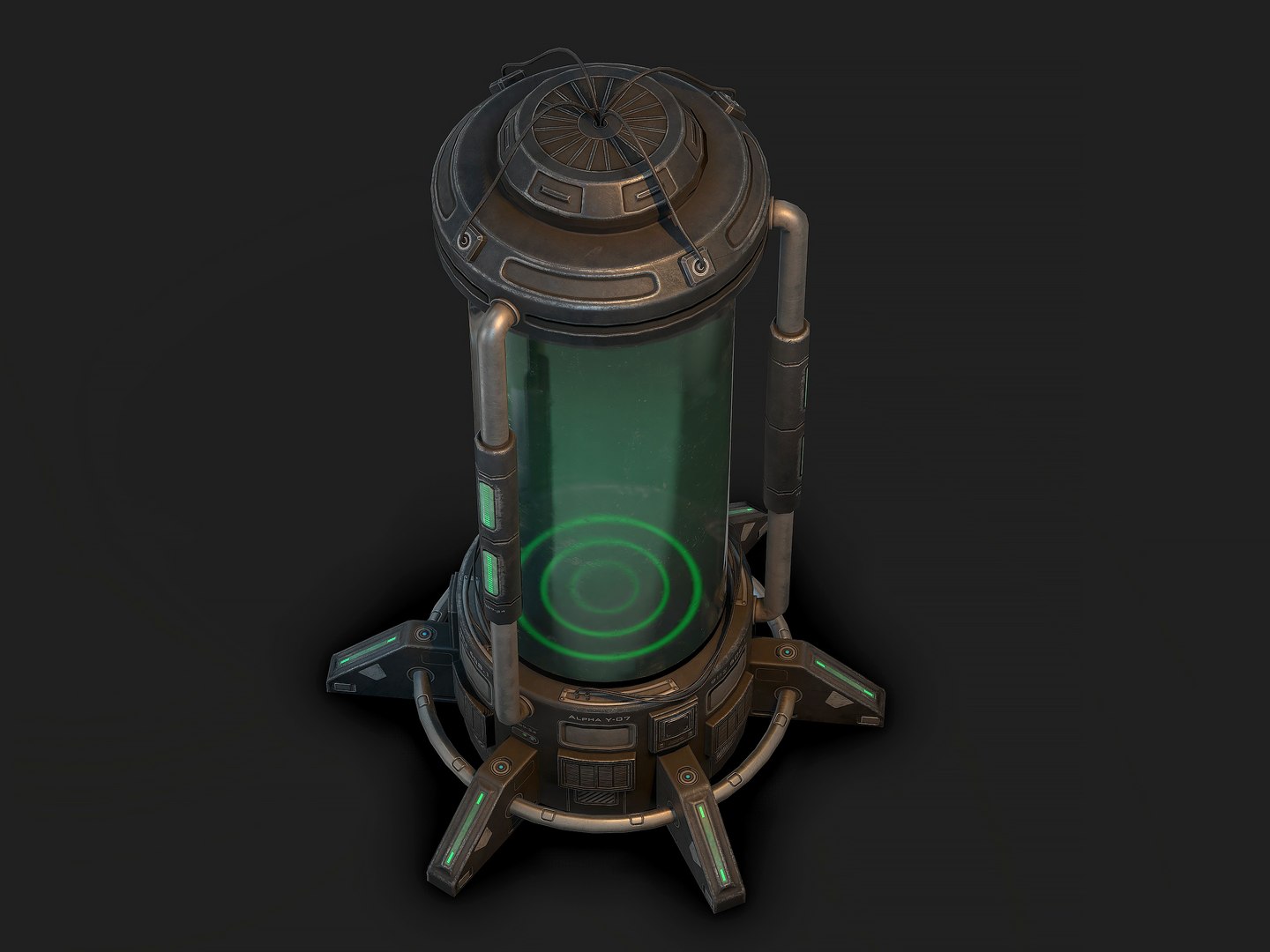 3D Sci Fi Cryopod - TurboSquid 1340004