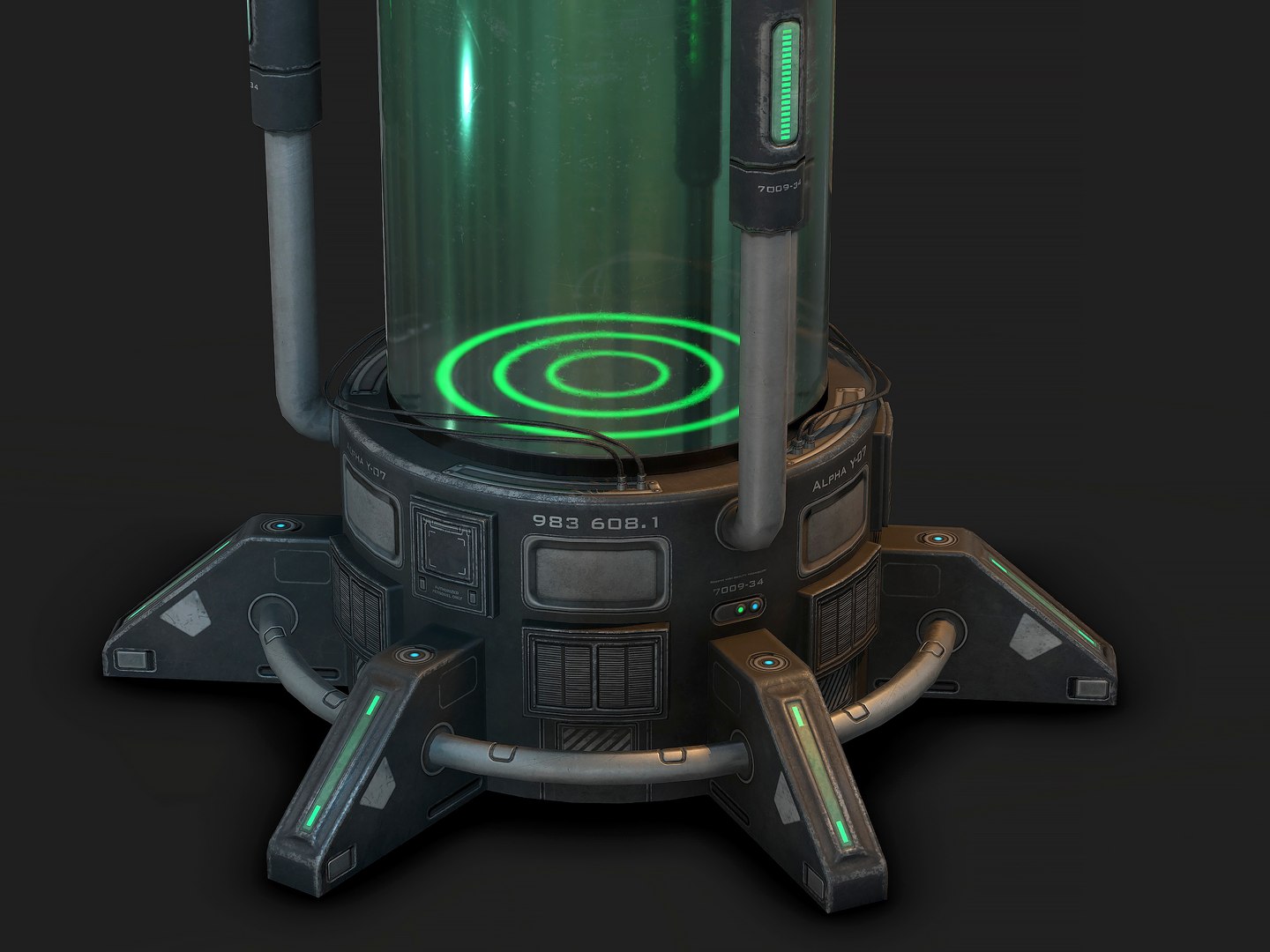 3D Sci Fi Cryopod - TurboSquid 1340004