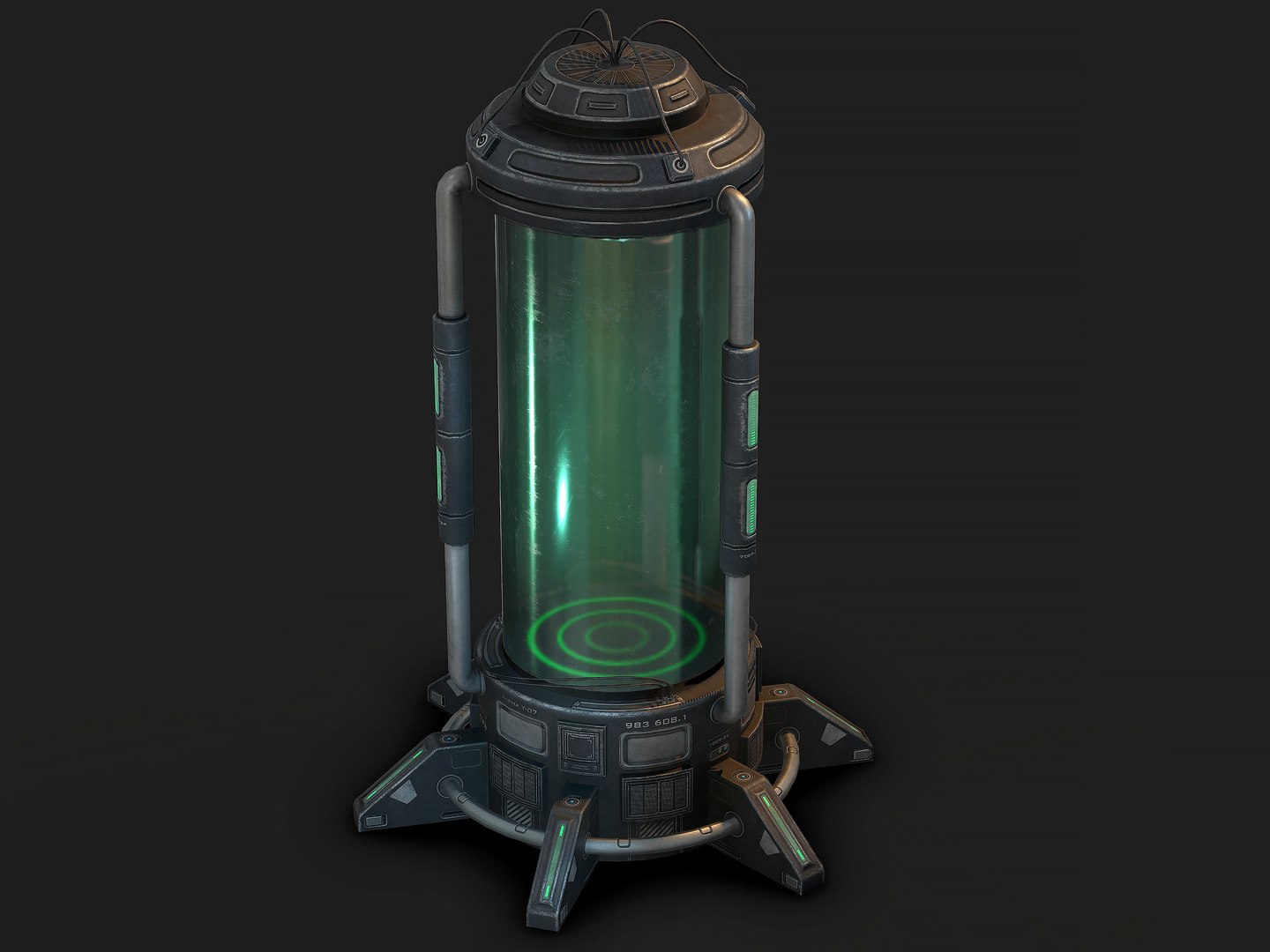 3D Sci Fi Cryopod - TurboSquid 1340004