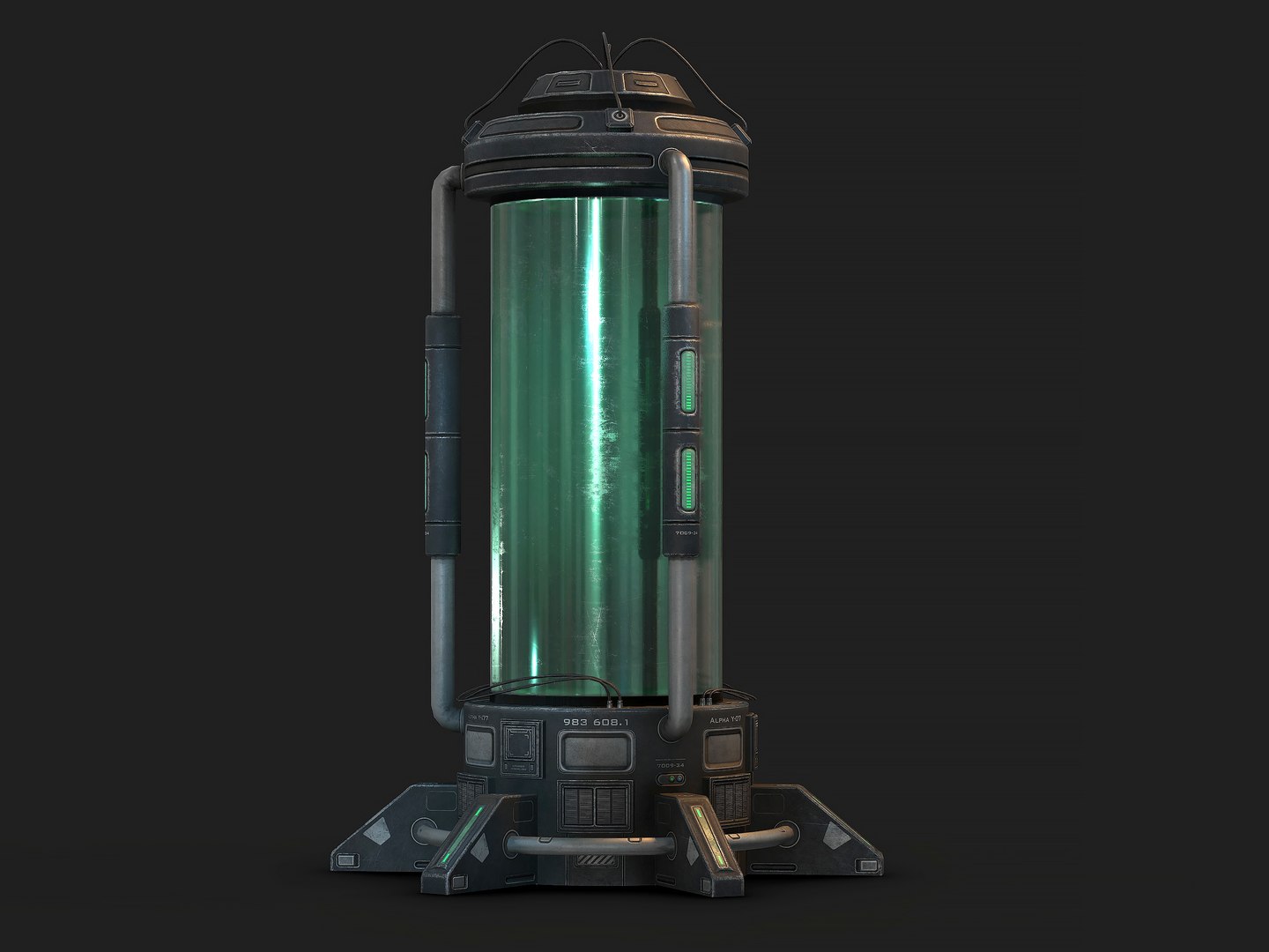 3D Sci Fi Cryopod - TurboSquid 1340004