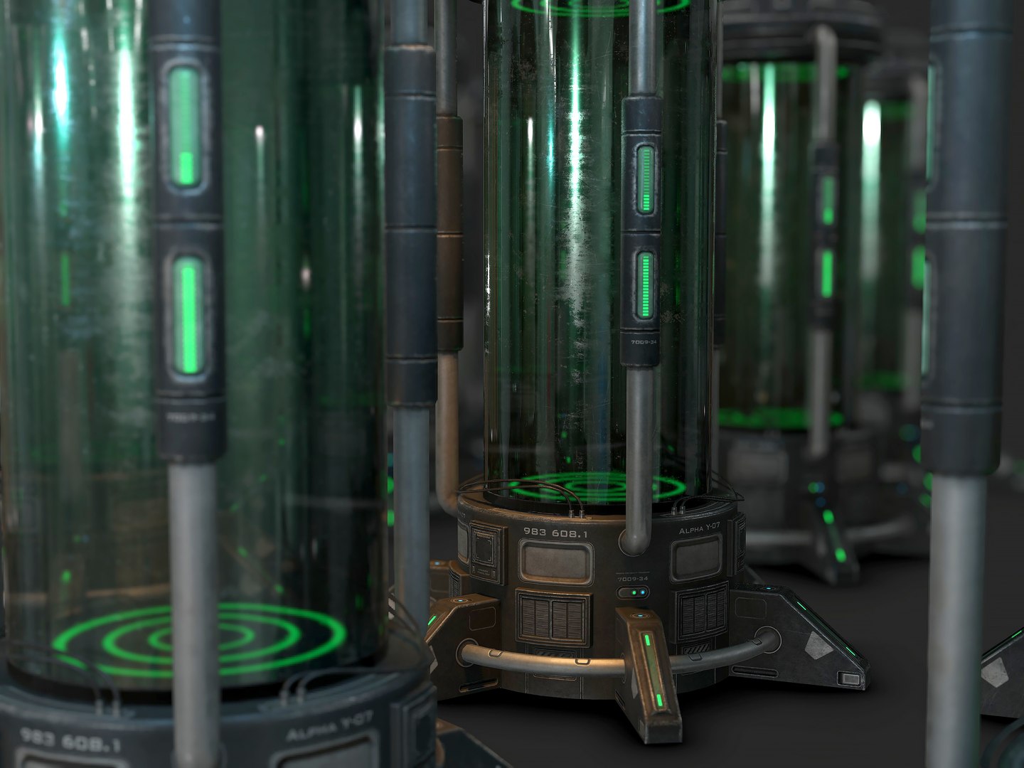 3D Sci Fi Cryopod - TurboSquid 1340004