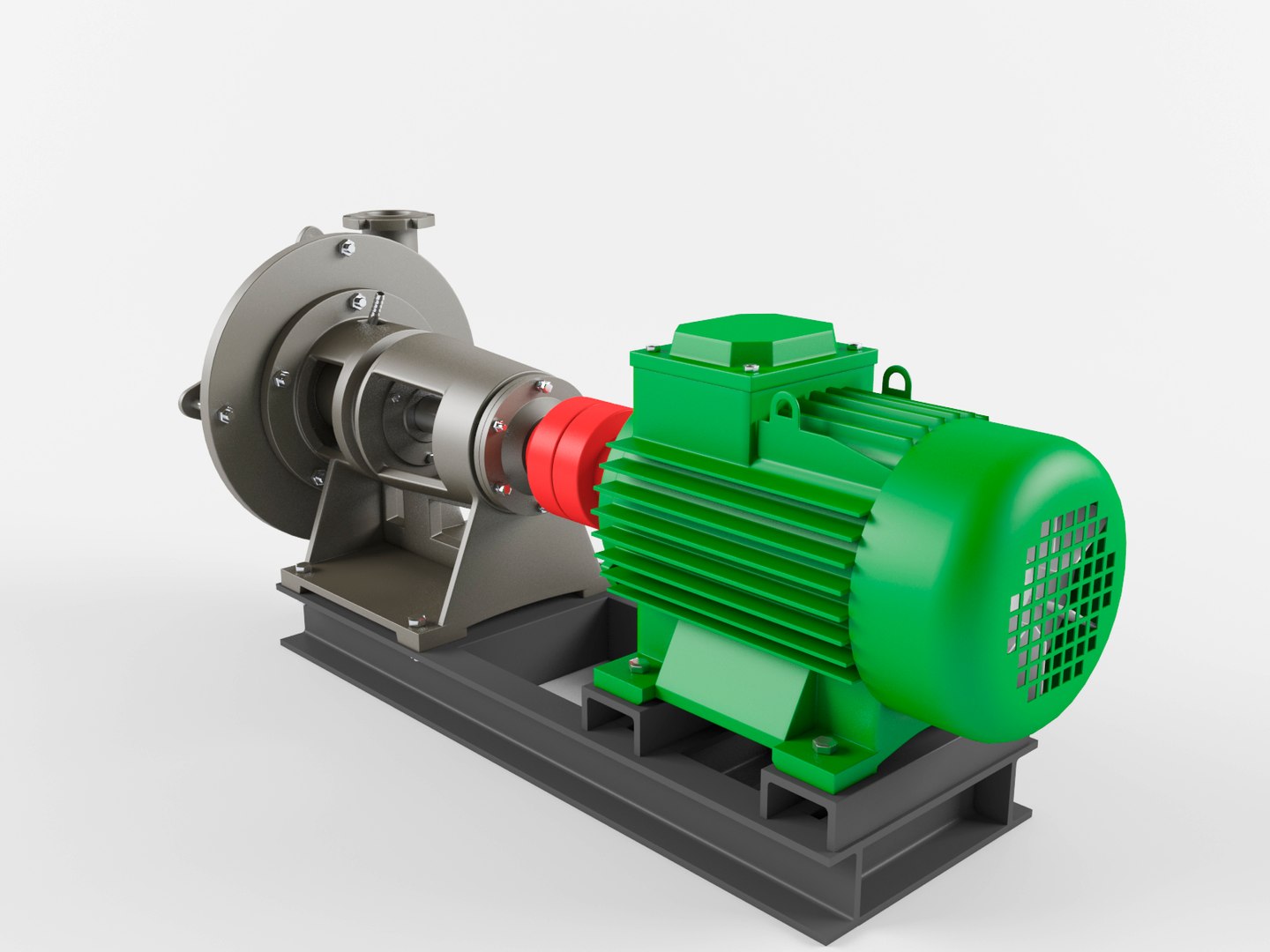 3D Model Pump Industrial - TurboSquid 1233876