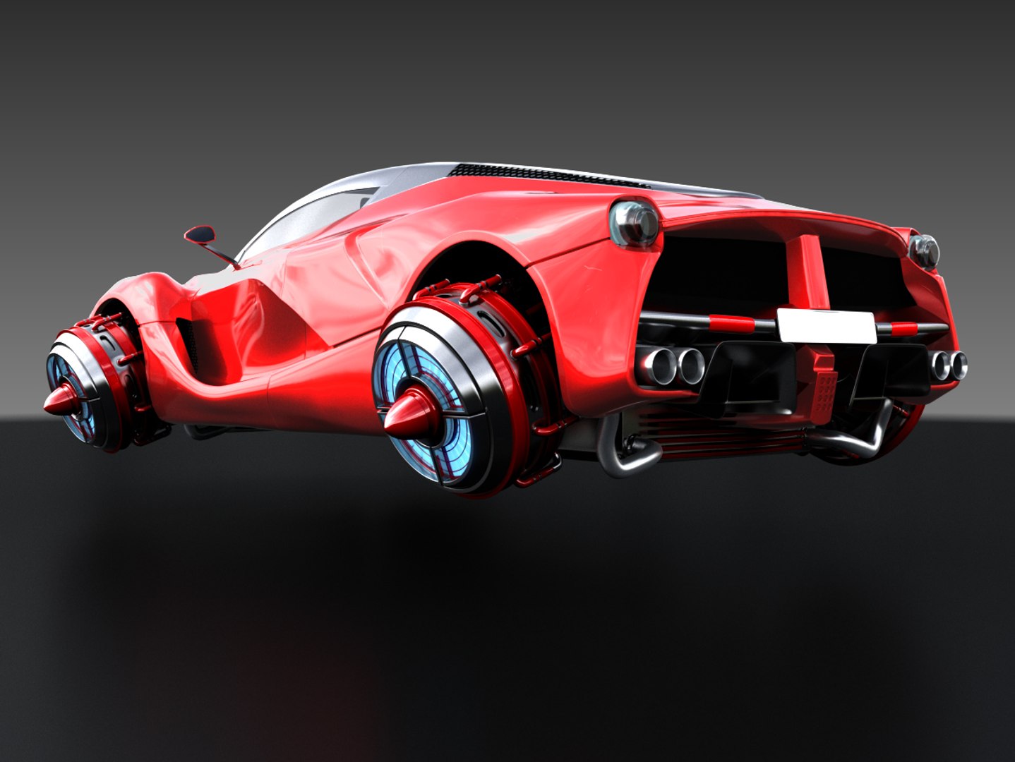Hover sport car 3D model - TurboSquid 1204771