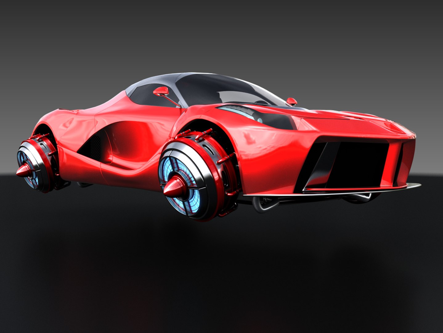 Hover sport car 3D model - TurboSquid 1204771