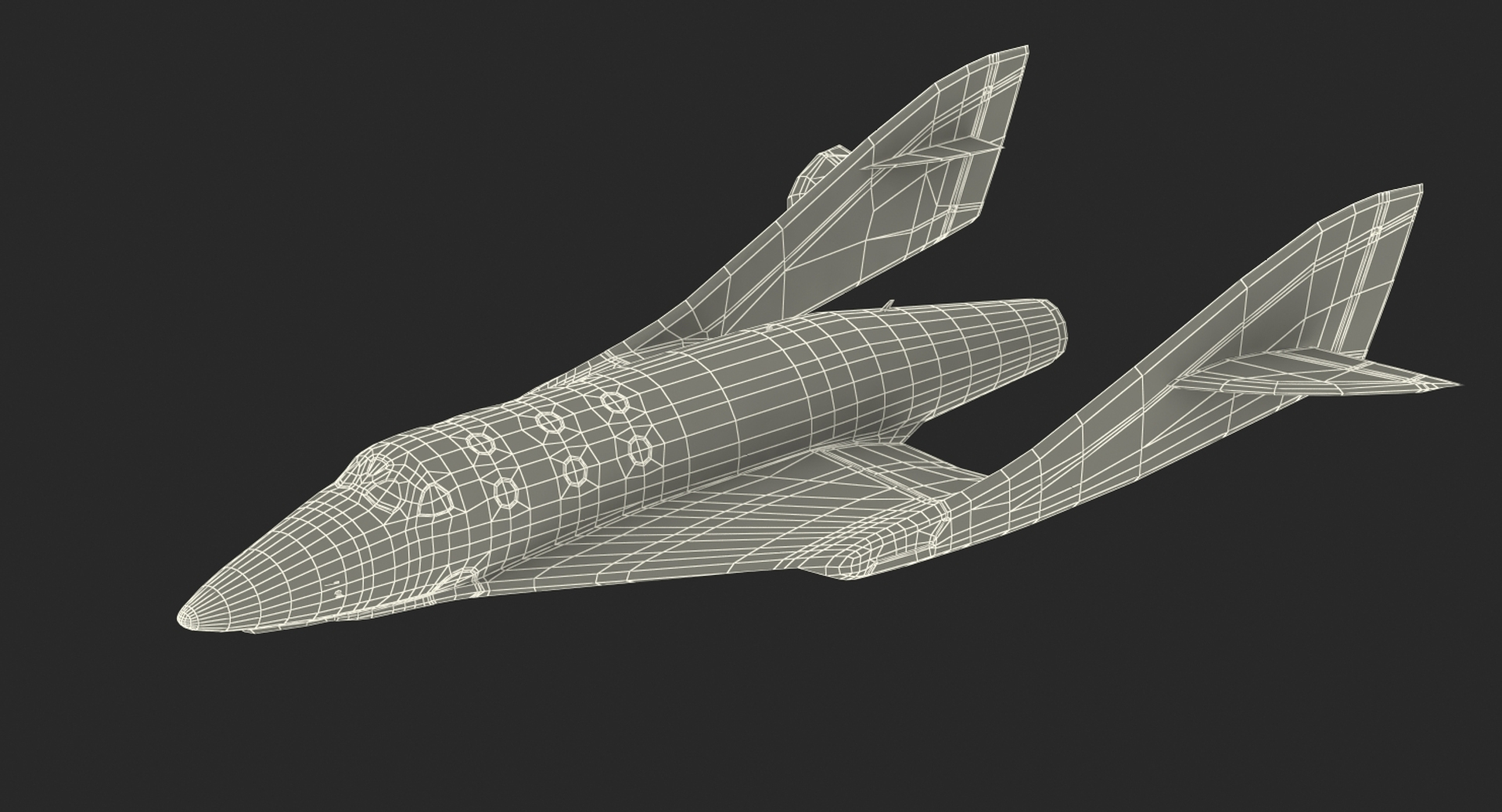 Suborbital Spaceplane Spaceshiptwo Rigged 3D Model - TurboSquid 1253417