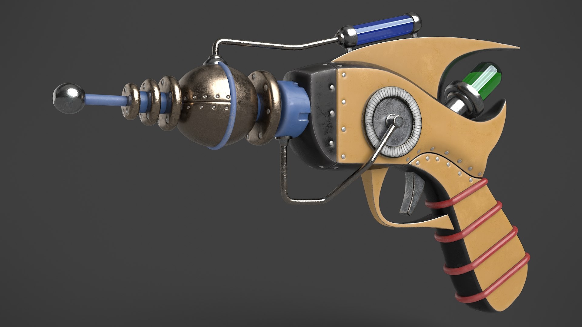 Fantasy Gun 13 3D Model - TurboSquid 1924391