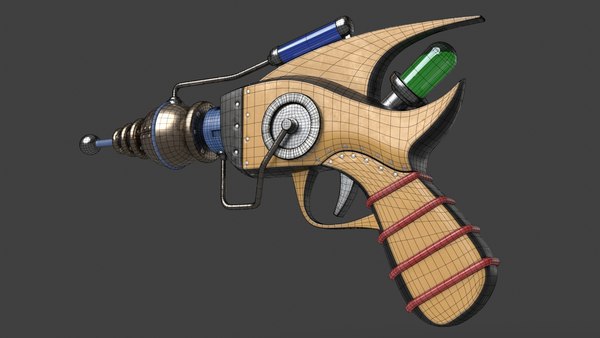 Fantasy Gun 13 3D model - TurboSquid 1924391