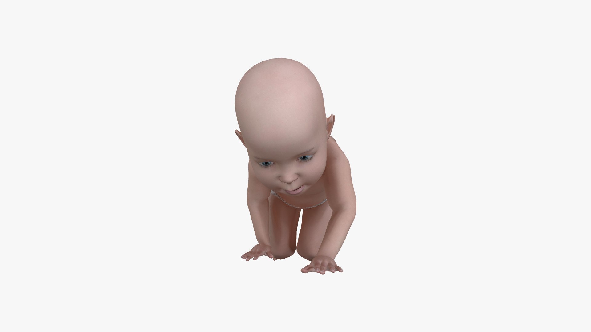 KID-002 Crawling Animation 3D - TurboSquid 2152946