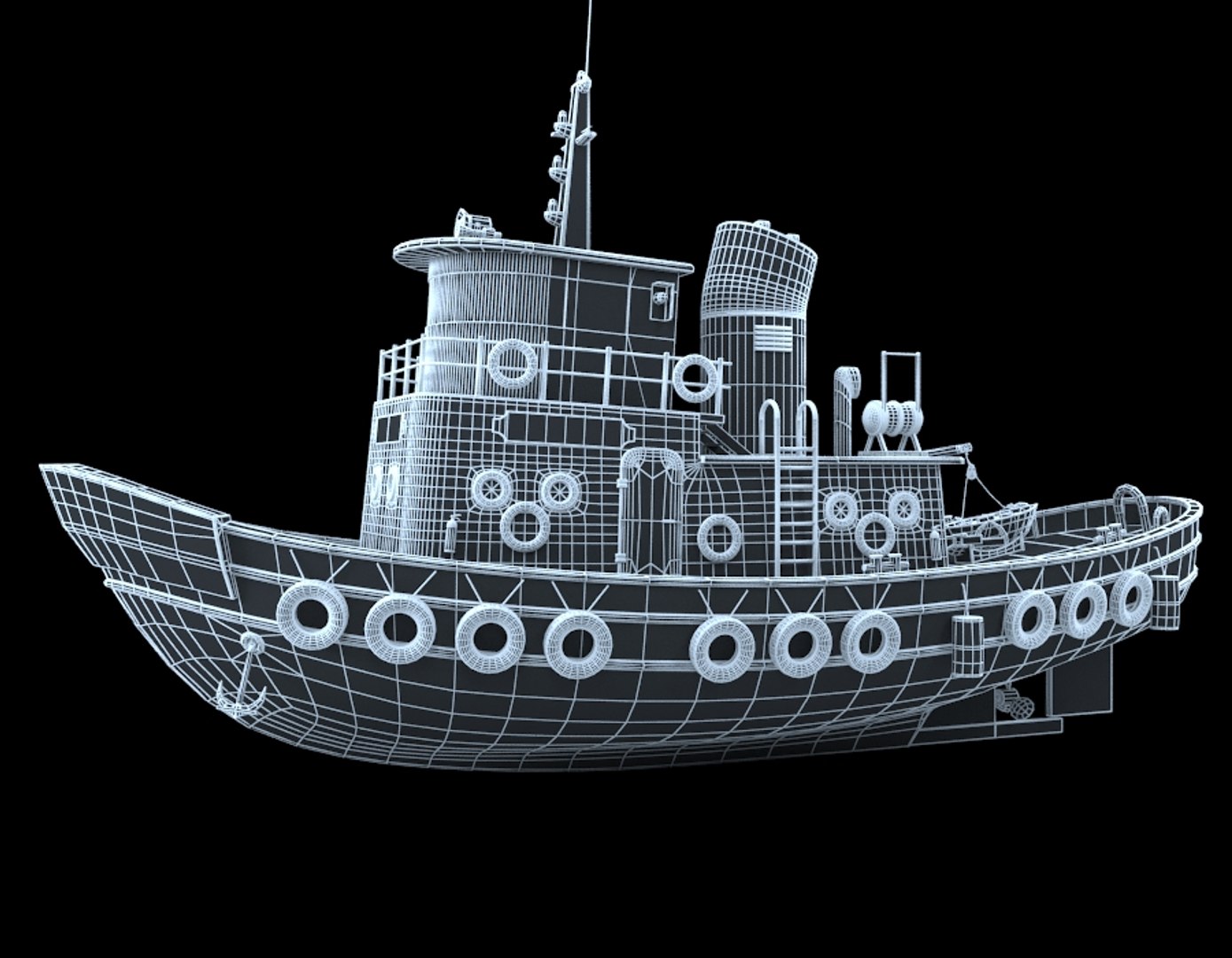 3D Fish Boat - TurboSquid 1572974