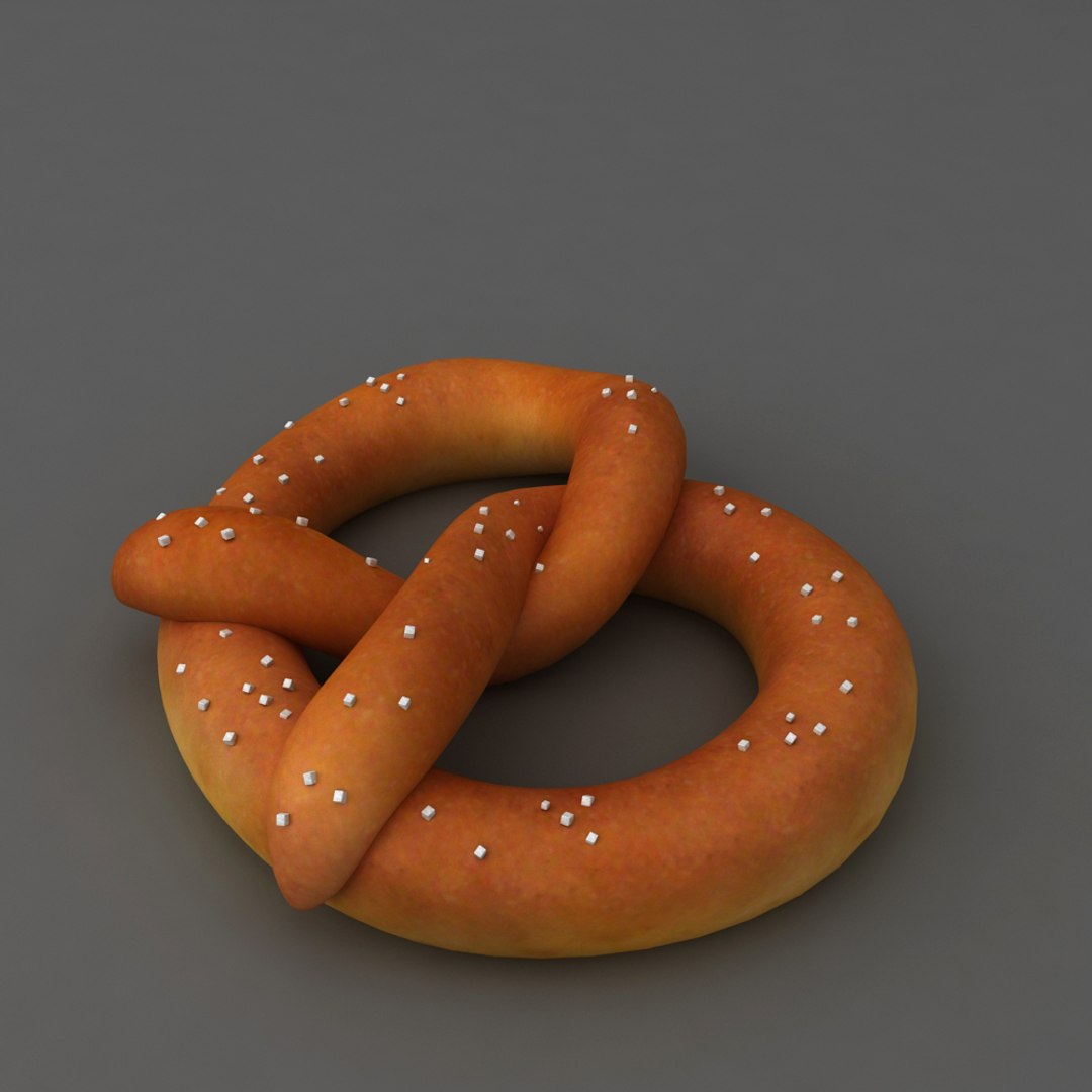 Pretzel Food 3D Model - TurboSquid 1161091