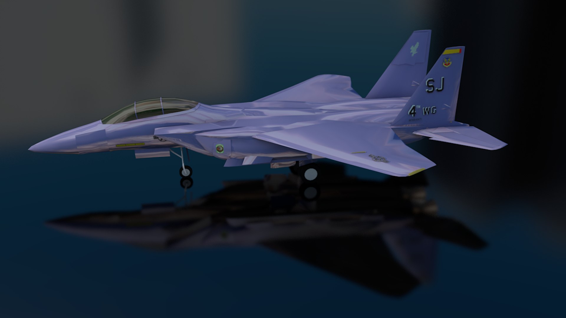 3D F-15 E Strike Eagle Model - TurboSquid 1481440